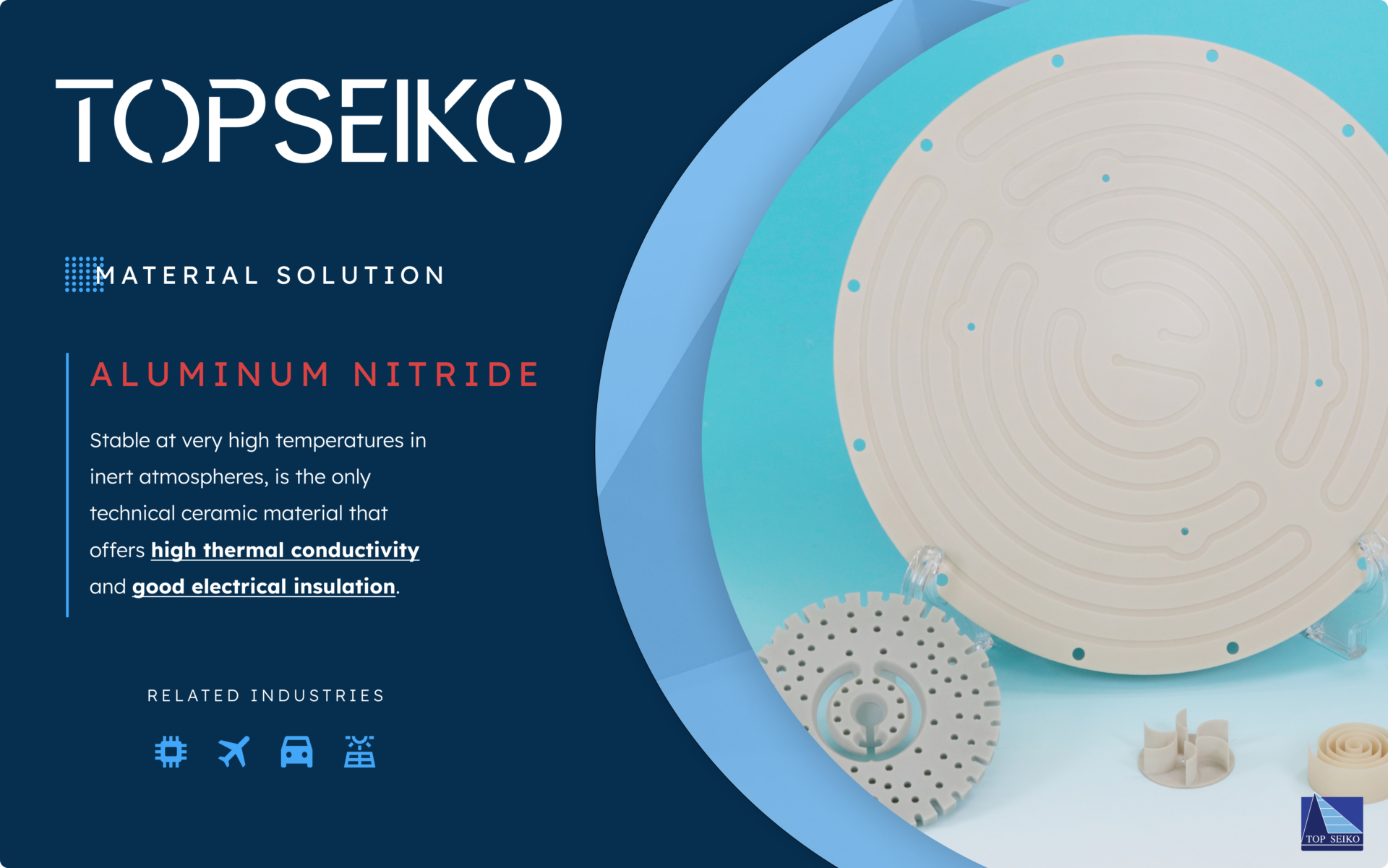 What is Aluminum Nitride (AlN) ? - Top Seiko Co,. Ltd.